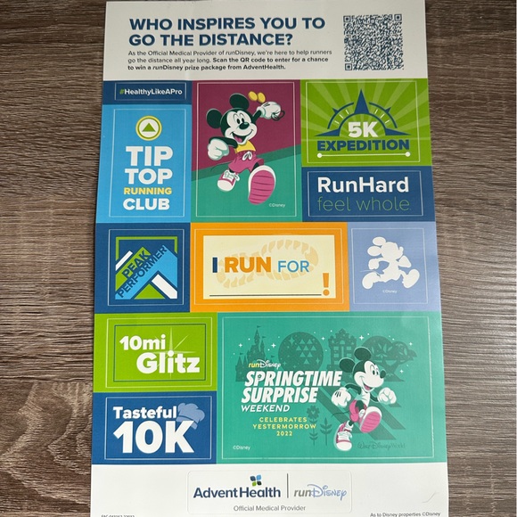 Disney | Office | New Rundisney Springtime Surprise Stickers | Poshmark